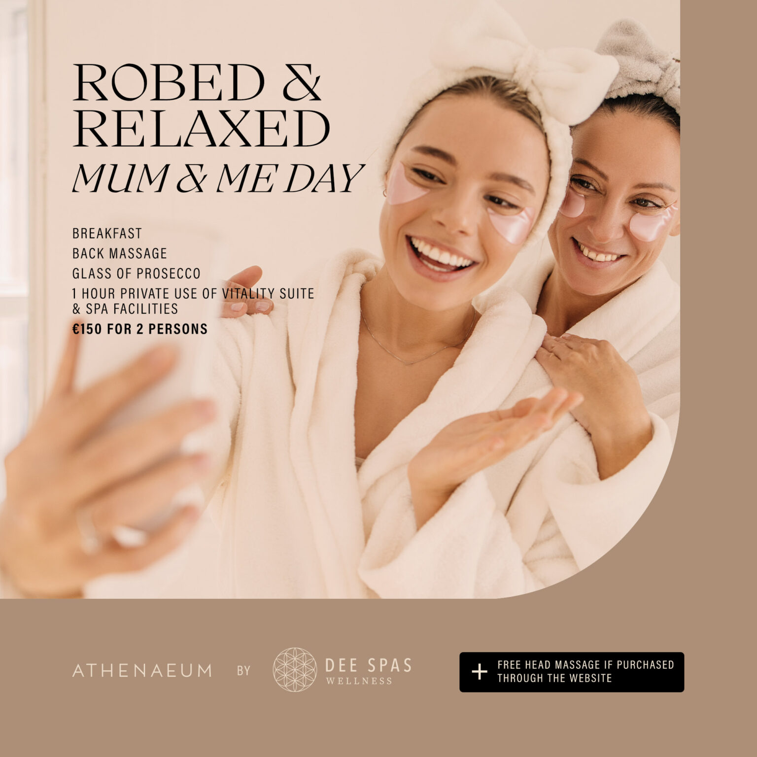 Robed & Relaxed Mum and Me Day - Dee Spas