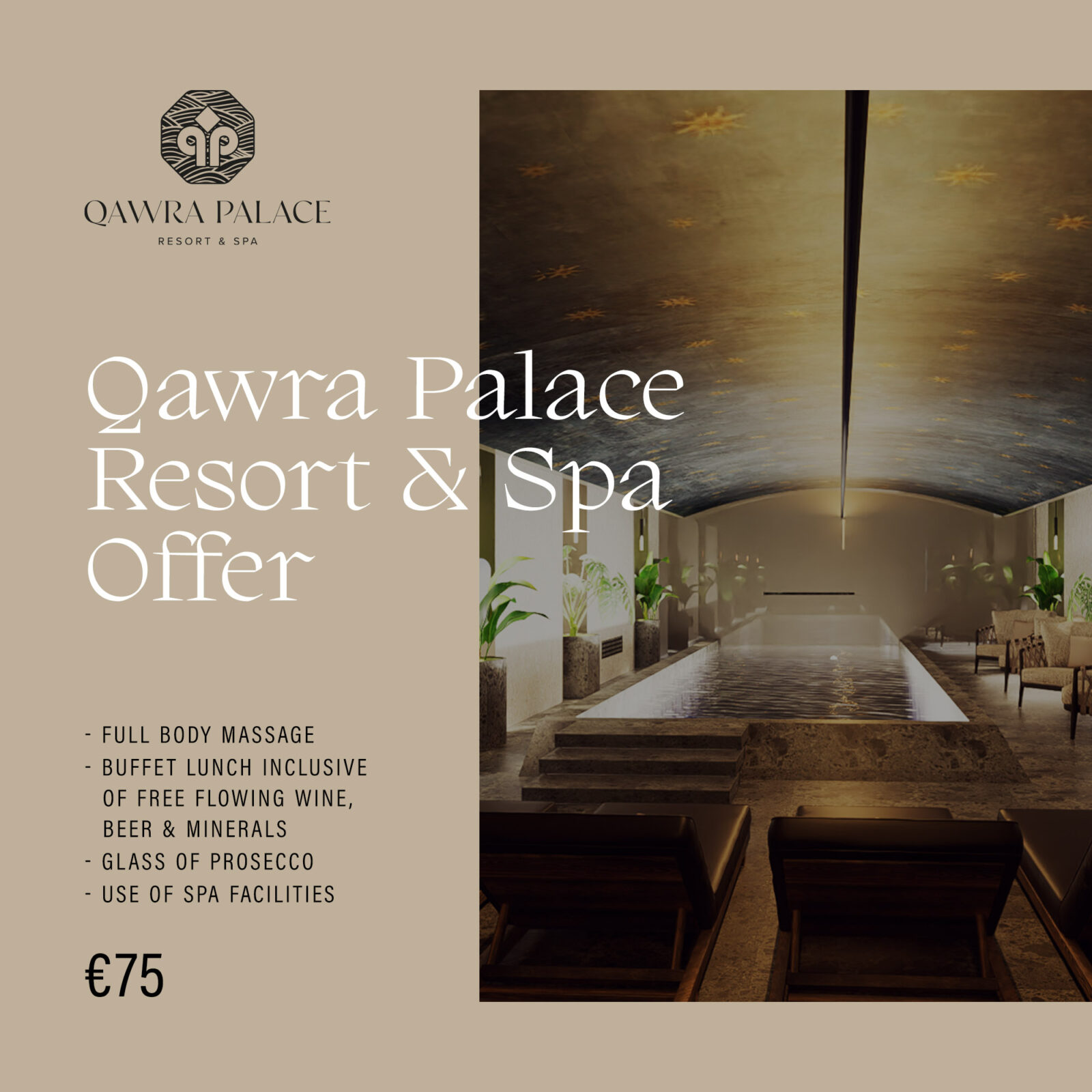 Qawra Palace Resort & Spa Offer - Dee Spas