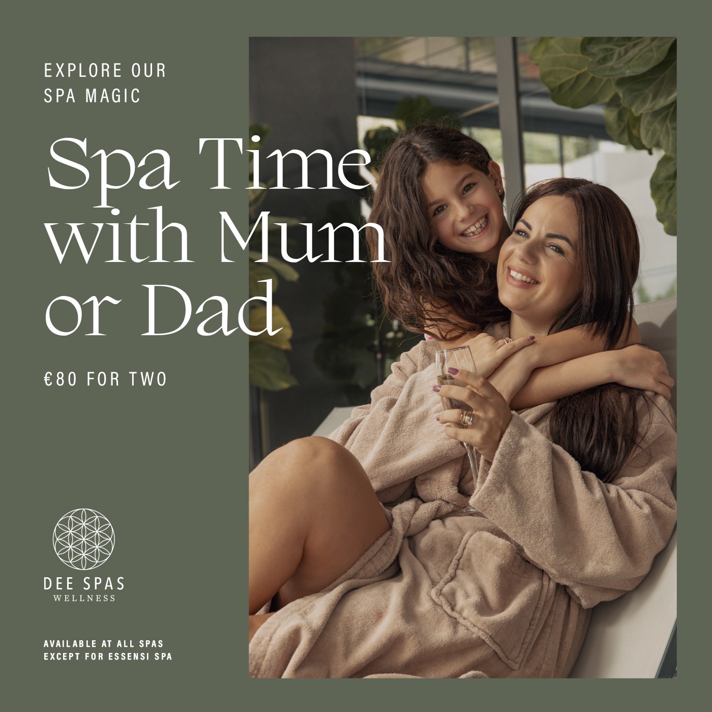 Spa Time with Mum or Dad - Dee Spas